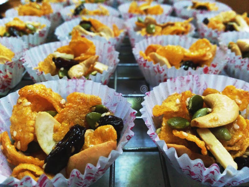 Conflex and raisin cookies stock image. Image of food - 29546719