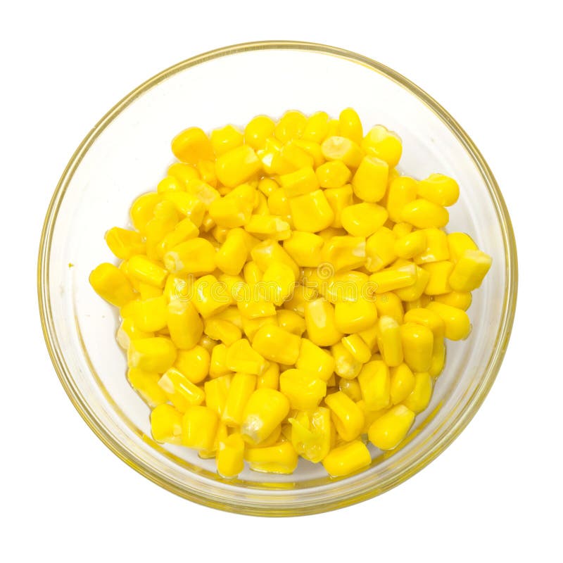 Grain corn in glass bowl stock photo. Image of kernels - 173719858