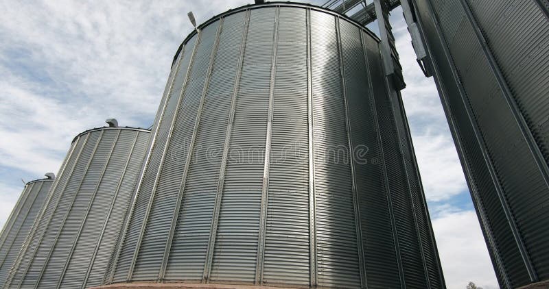 Grain Dryer Containers. a Plant for Processing and Harvesting Animal ...