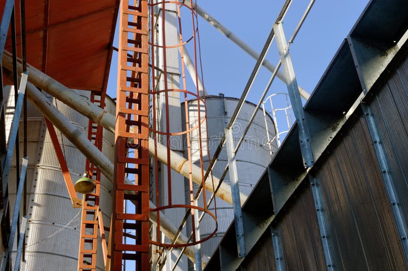 Grain drying system stock photo. Image of grain, plant - 81426946