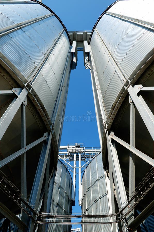 Grain Elevators stock photo. Image of grain, exterior - 31626120