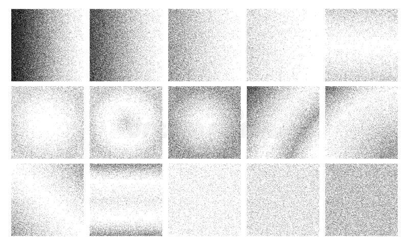 Grain Gradient Backgrounds, Grunge Dust Textures Stock Vector ...