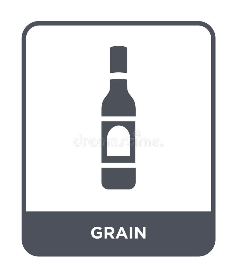 Grain Icon in Trendy Design Style. Grain Icon Isolated on White ...