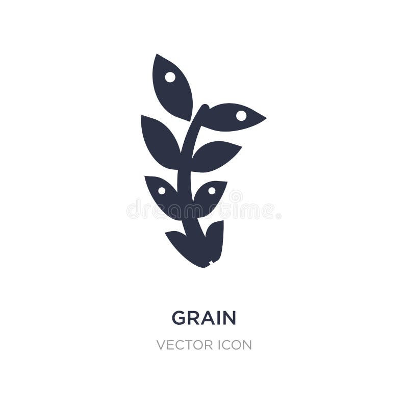 Grain Icon on White Background. Simple Element Illustration from Drinks ...