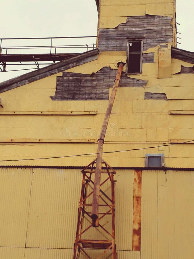 Grain Loading Spout stock photo. Image of spout, loader - 135203510