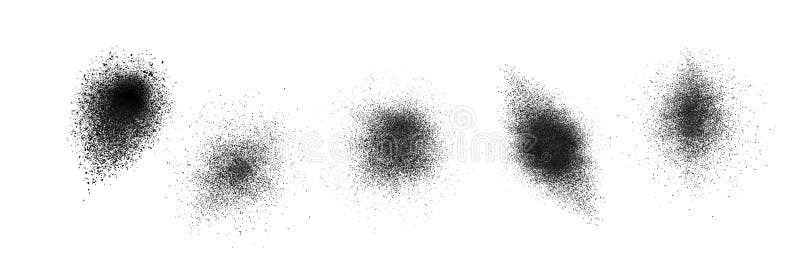 Grain Noise Gradient with Dot Spray Effect Vector Stock Vector ...