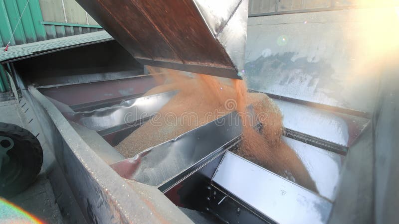 Grain Processing Plant. Aerial View of Grain Processing Plant. Smart ...