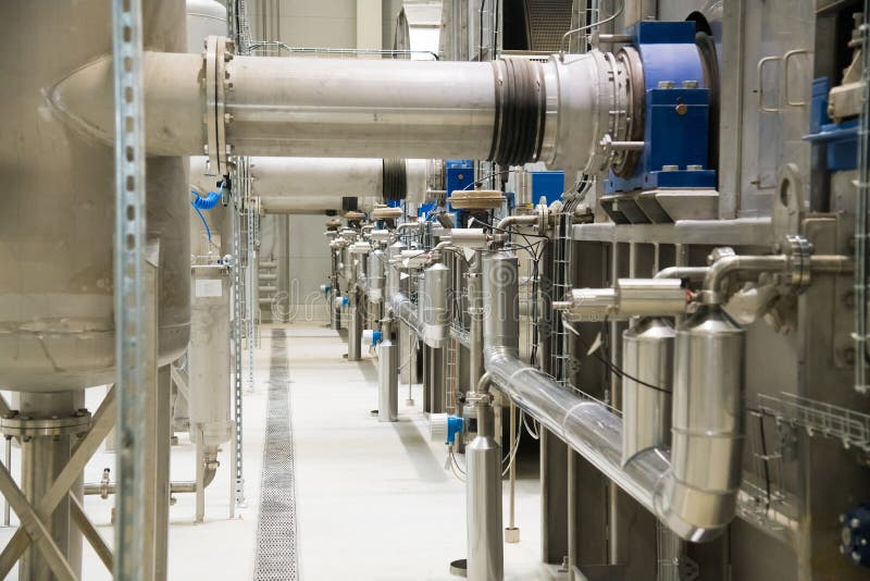 Grain processing facility stock image. Image of silos - 190964363