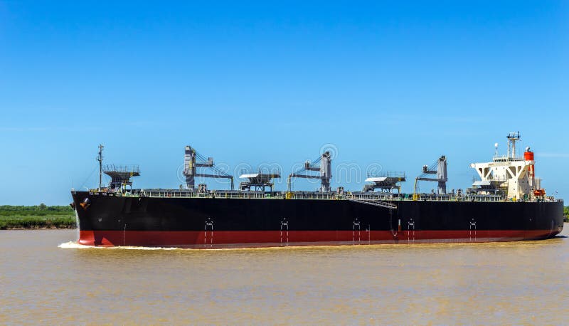 Grain ship stock photo. Image of barge, export, transportation - 2113350