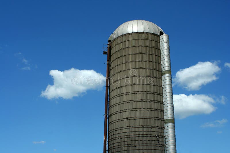 Old Grain Silos stock photo. Image of grain, concrete - 6859482