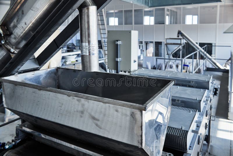 Grain Sorting Machine on the Factory Stock Photo - Image of bread ...
