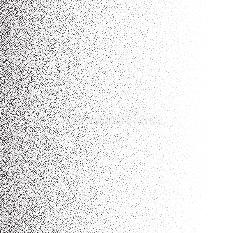 Grain Stippled Gradient. Faded Stochastic Dotwork Texture. Random ...