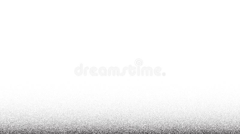 Grain Stippled Gradient. Faded Stochastic Dotwork Texture. Random ...