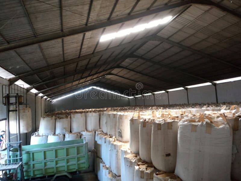 Grain storage area stock image. Image of architecture - 331222707