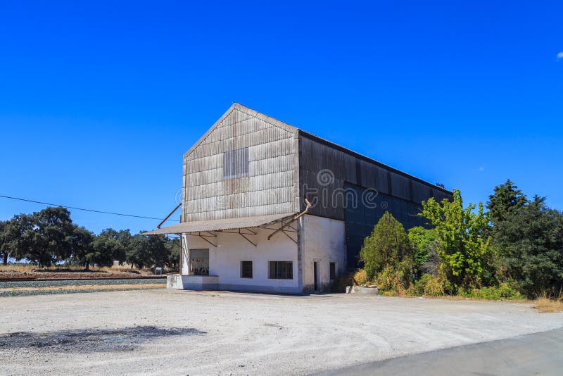 Grain storage barn stock photo. Image of area, farm, logistic - 45615306