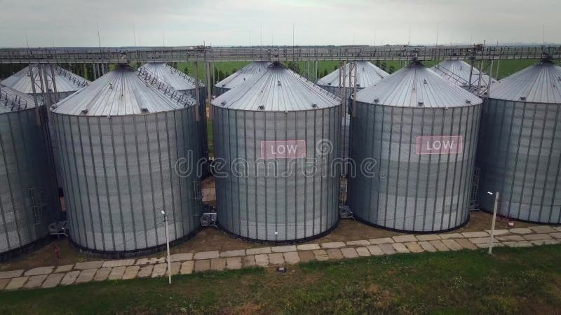 Grain Storage Silos for Grain with Hologram Sensor of Level in ...