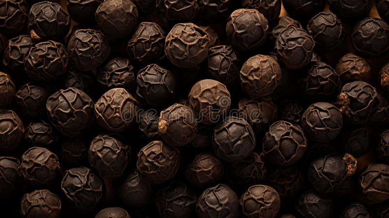 Grain texture black pepper stock illustration. Illustration of macro ...