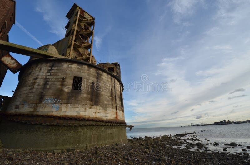 Grain Tower Battery stock image. Image of nature, beautiful - 22941777