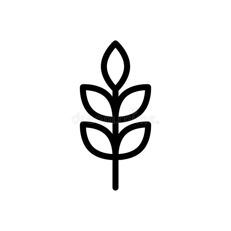 Grain stock vector. Illustration of harvest, symbol - 210844979