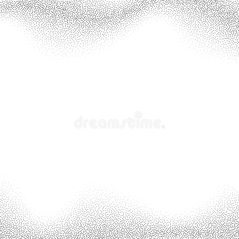 Grain Wave Texture Background. Black Noise Dots Wavy Shape. Curve Noise ...