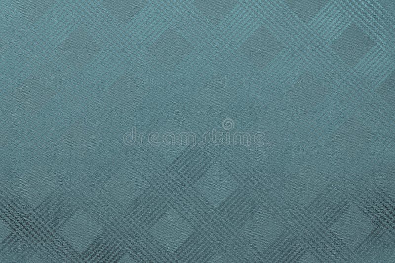 Grained Texture Checkered Fabric of Dark Turquoise Color or Indigo ...