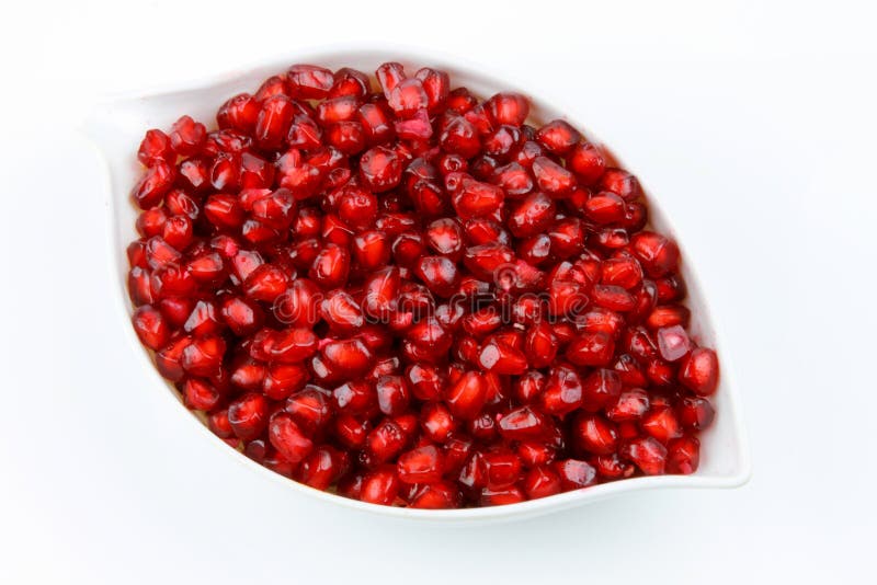 Graines Comestibles De Grenade Rouge Image stock - Image du ...