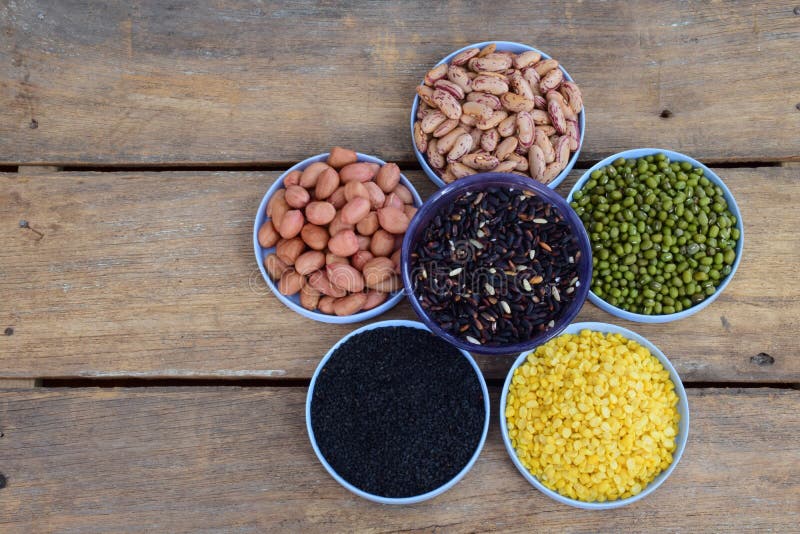 Grains and Beans stock photo. Image of organic, wheat - 56339018