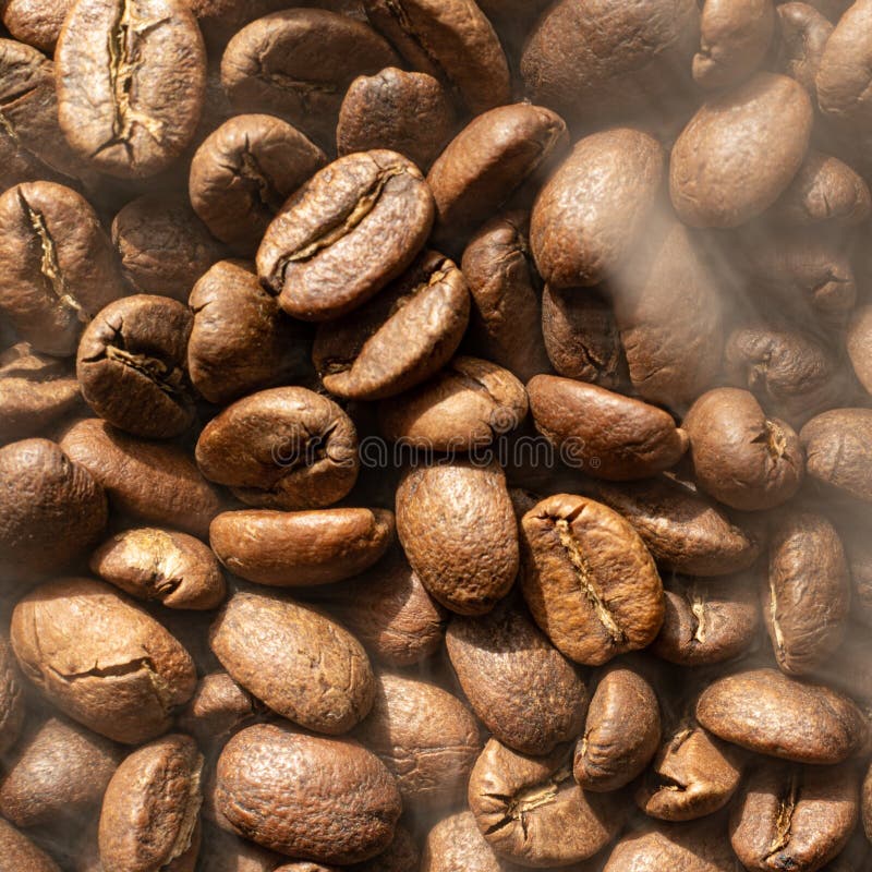 Grains of Energy Coffee Drink, Texture of Coffee Beans. Stock Photo ...