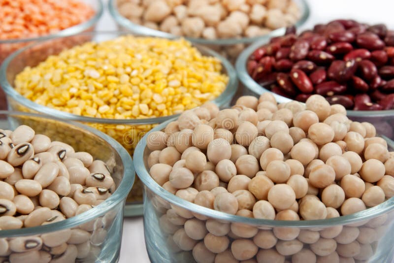 Grains pulses and beans stock photo. Image of chhoola - 25426878