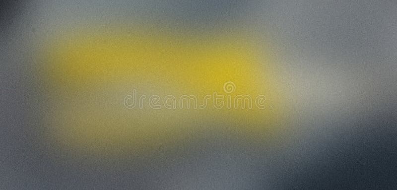 Grainy Abstract Background with Yellow Light Spot Fading on Gray ...