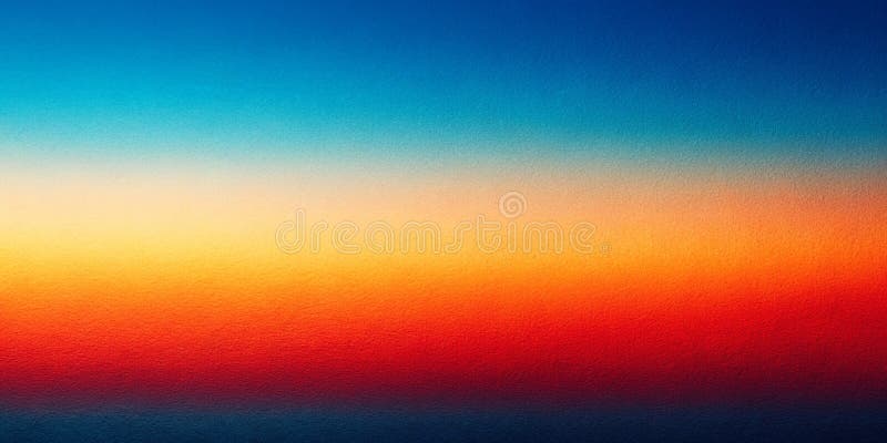 Red, Orange, Blue Gradient with Soft Sunrise Colors Stock Illustration ...