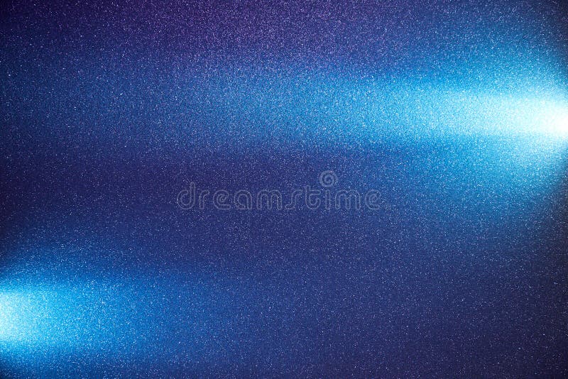 Grainy Blue Background with Two Long Horizontal Light Blue Beams of ...