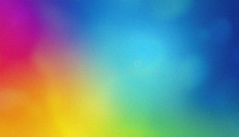 Grainy, Colorful Background with a Smooth Rainbow Gradient Transition ...