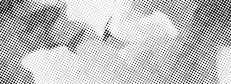 Grainy Dotted Distorted Halftone Texture. Messy Pixel Grain Bitmap ...