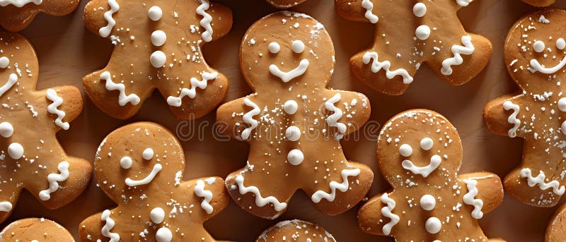 A Brown Gingerbread Pattern Gradient Wallpaper Stock Illustration ...