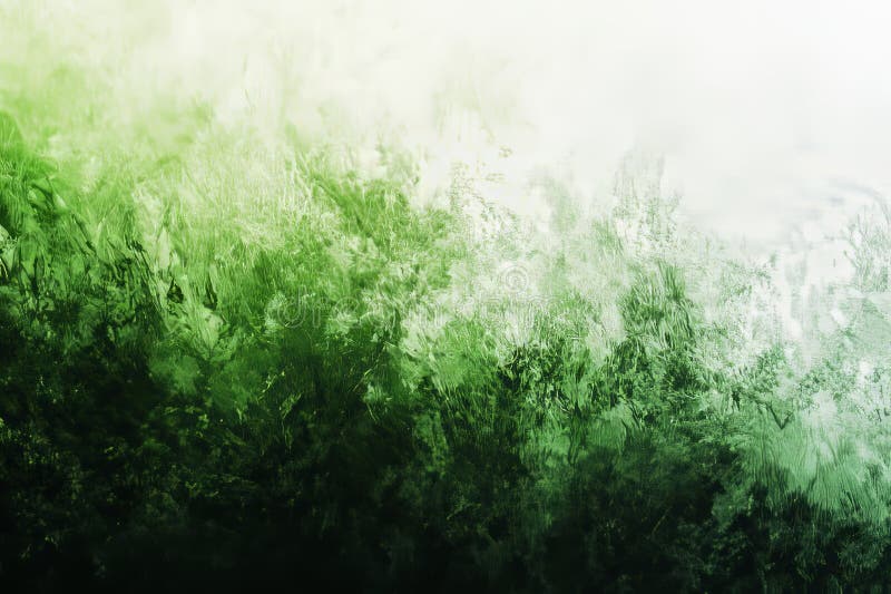 Grainy Gradient Background Fading from Green To White, Black. Stock ...