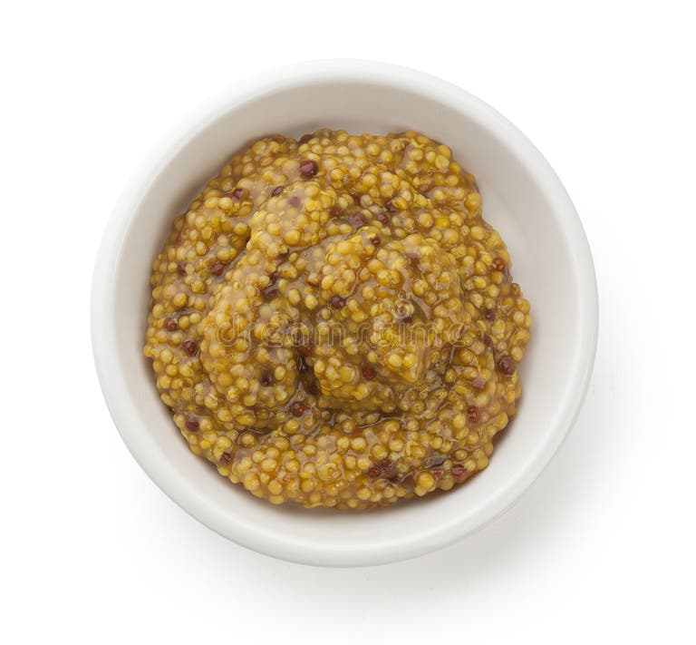 Grainy mustard stock photo. Image of food, clipping, mustard - 28863804