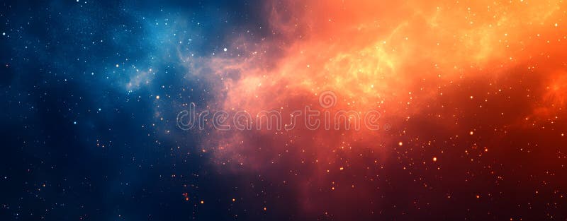 Grainy Noise Texture Blue Orange Gradient Stock Illustration ...