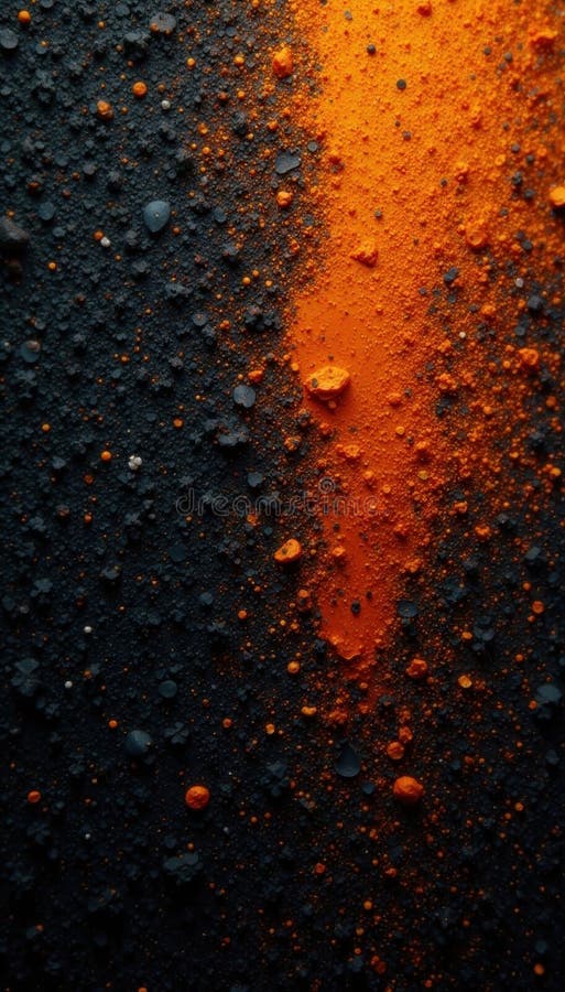Grainy Orange To Black Abstract Backdrop, Gritty and Textured ...