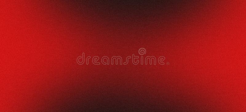 Grainy Red Textured Background with Vignette Effect Fading To Black at ...
