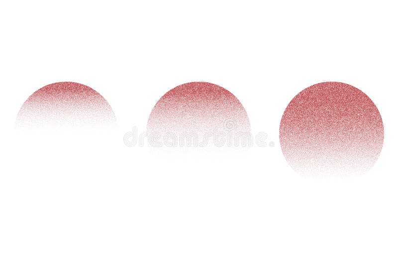 Grainy Stipple Sun Eclipse with Gradient Noise and Send Dotted Texture ...