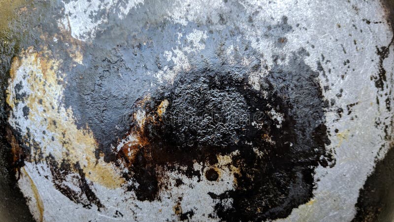 Grainy Surface of the Pan Texture Metal Background Stock Image - Image ...