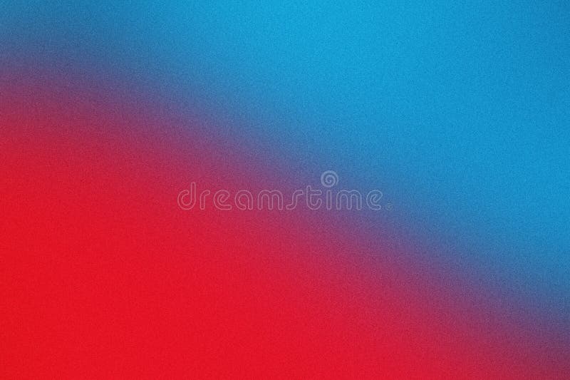 Grainy Texture with Blue and Red Gradient Background Blending from the ...