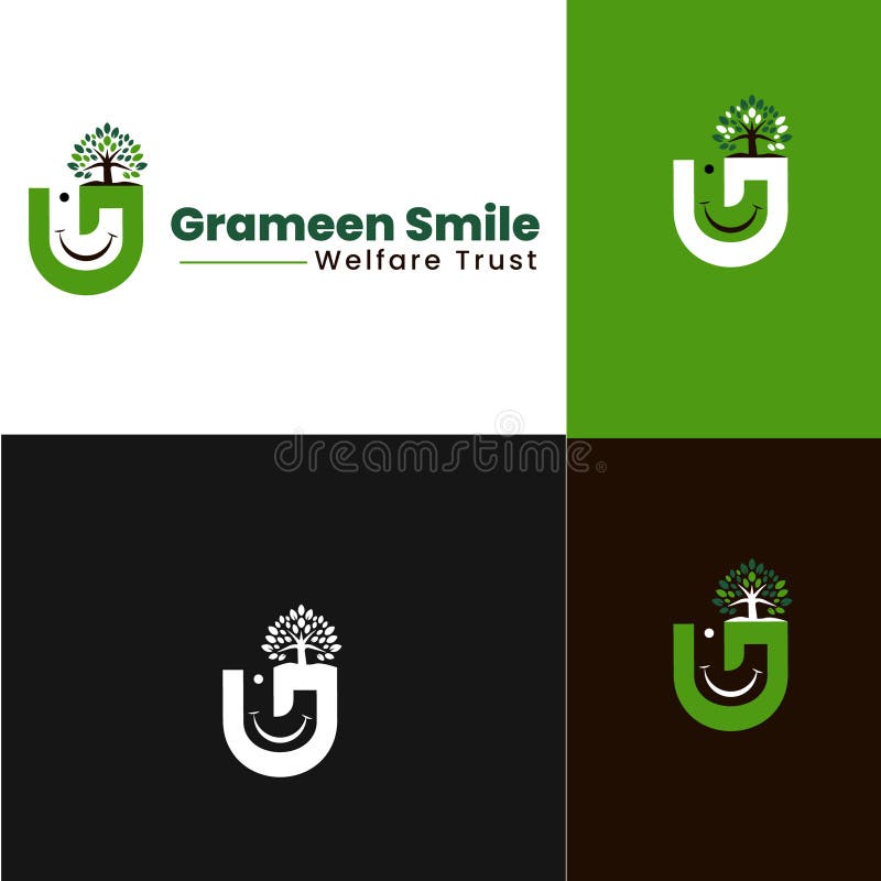 Grameen Smile Welfare Trust Logo Stock Vector - Illustration of idea ...