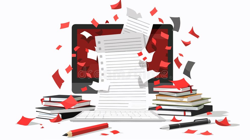 Professional Grammar Check and Text Errors Editing Concept Stock Vector ...