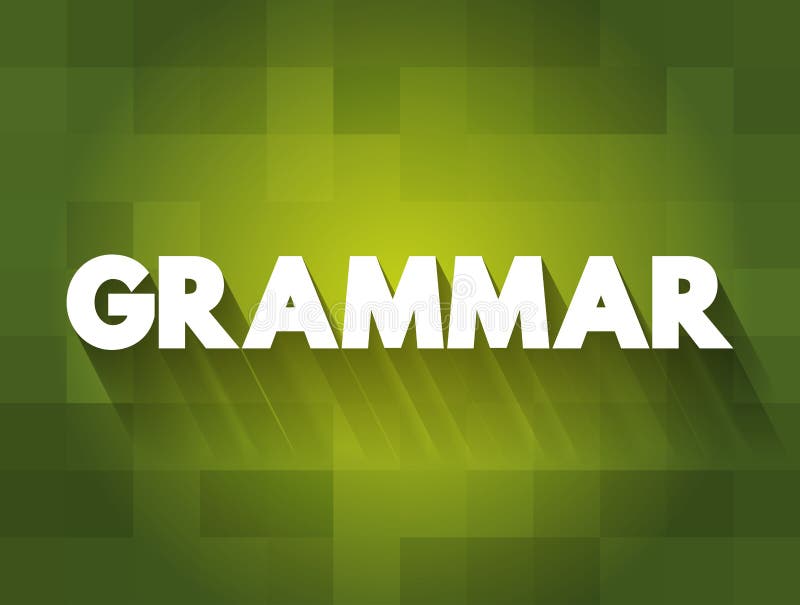 Grammar Text Button on Keyboard, Concept Background Stock Photo - Image ...