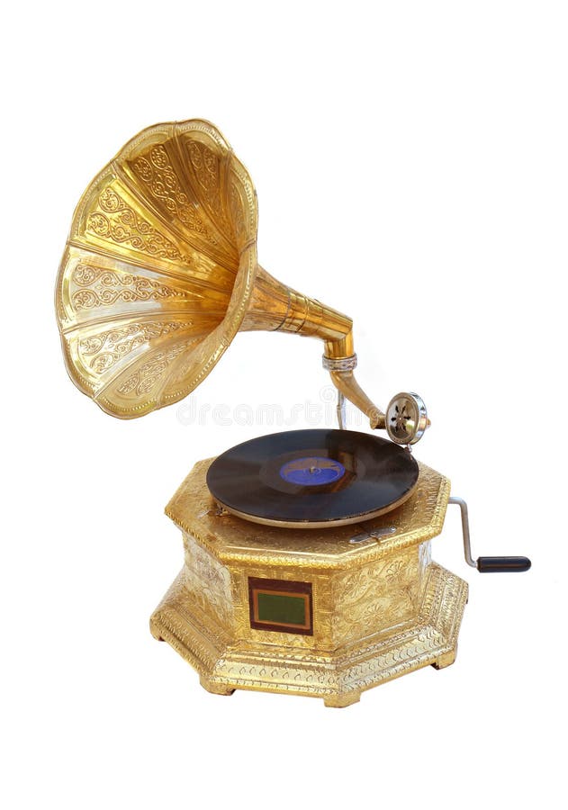 Grammophon stockfoto. Bild von bilder, kasten, musik - 24556182