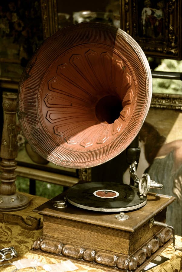 Gramophone stock photo. Image of gramaphone, leisure - 13143230