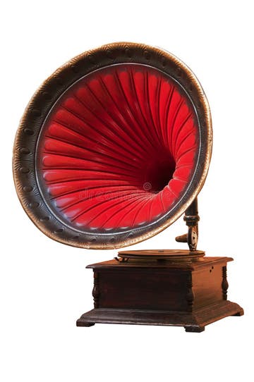 Gramophone stock photo. Image of instrument, fashioned - 21777860
