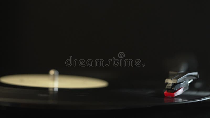Gramophone Record and Head. Stock Video - Video of music, player: 331003385